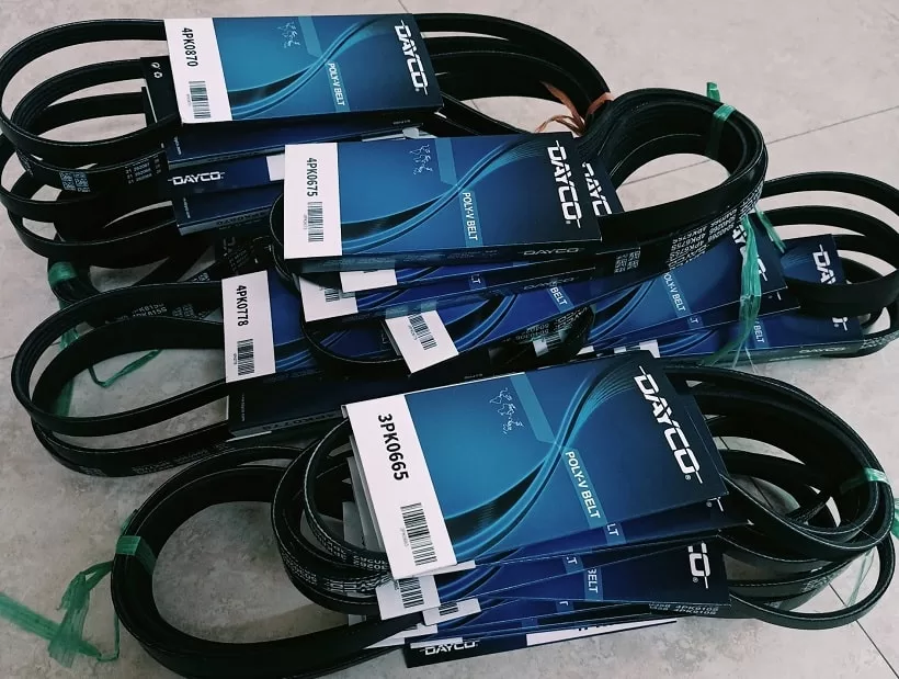 Dây curoa 4PK 5PK 6PK 7PK DAYCO, DONGIL Hàn Quốc giá rẻ